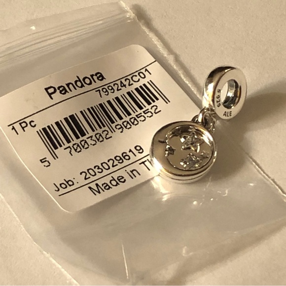Pandora | Jewelry | Pandora Moon Star Dangle Charm | Poshmark